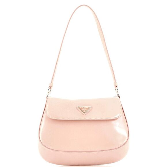 Prada | Bags | Prada Cleo Flap Shoulder Bag Spazzolato Leather Small ...